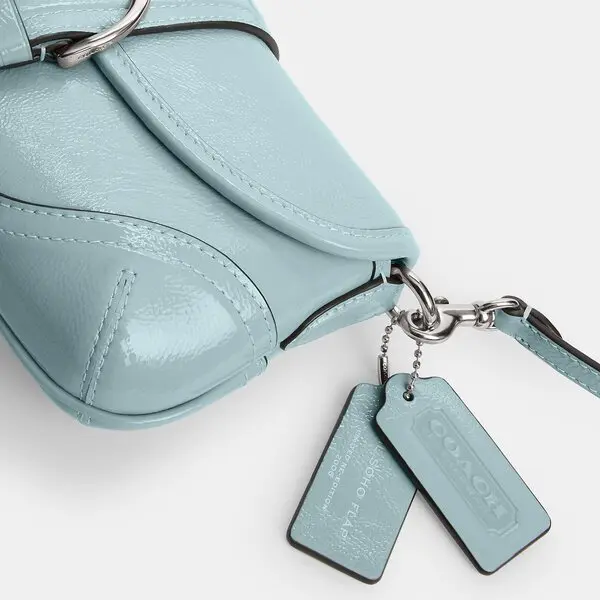 Coach Soho Bag 25 - Silver/Light Blue | Editorialist
